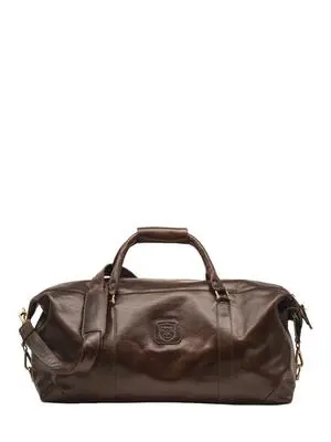 SABANDIJA Heritage Leather Duffel Bag - Tobacco