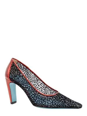 VALENTINA RANGONI Folgorata Mesh Pump - Black Catterdale Mesh