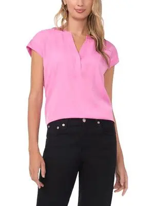 Vince Camuto V-neck Top - Wisteria