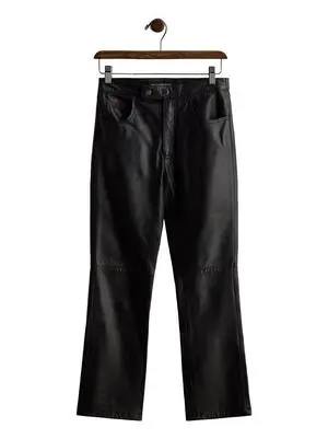 Ralph Lauren C. 1995 5-pocket Leather Pant - Black