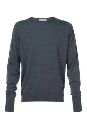 John Smedley Marcus Extra Fine Merino Wool Jumper - Grey