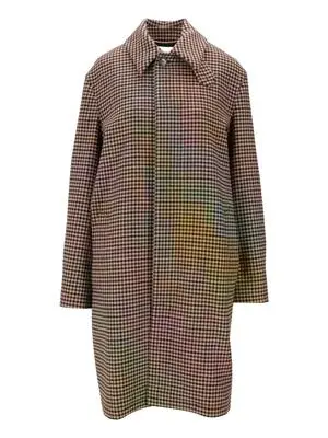 SAINT LAURENT Vichy Checked Coat