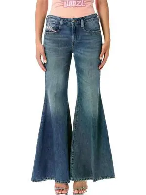 DIESEL 1970 D-bleess Flared Jeans - Blue
