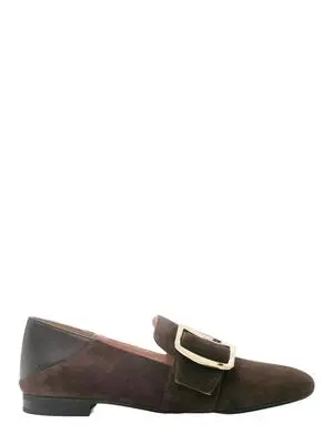 Bally Boucle Round-toe Loafers - Brown
