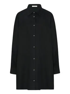 THE ROW Luka Shirt - Black
