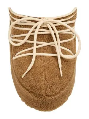Moon Boot Icon Low Fleece Snow Boots - Camel