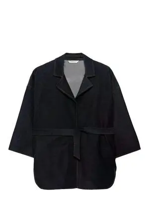Max Mara Belted Jacket - Blue