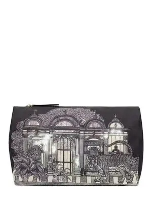 INOUI EDITIONS Graphic-print Clutch - Grey