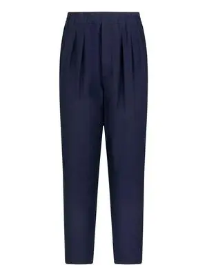 TOM FORD Pleated Tailored Trousers - Blue