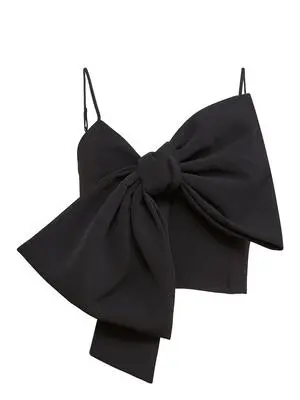 Fleur Du Mal Blair Bow Top - Black