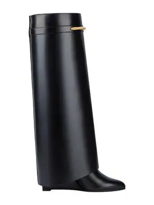 Givenchy Shark Pinch Leather Boots - Black