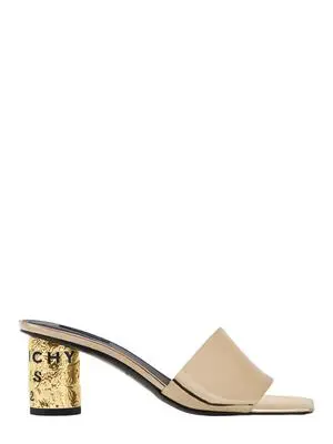 Givenchy Tape Heeled Mules - Golden