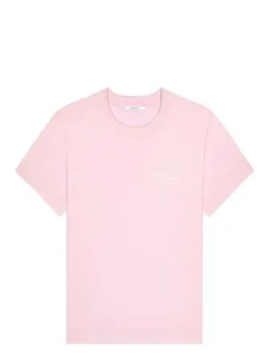 Givenchy T-shirt In Cotton With Stamp Print - Light Pink