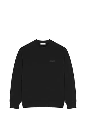Givenchy Fleece Sweatshirt With Paris Grosgrain - Black