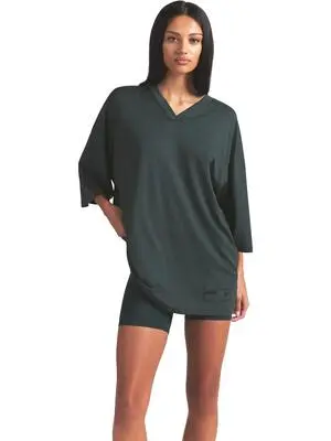 Nike Oversized V-neck T-shirt - Green