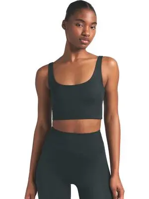 Nike Skims Shine Scoop-neck Bra Top - Green