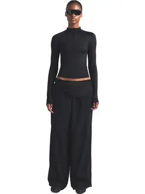 Nike Skims Oversized Track Pants - Black