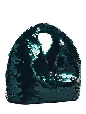 Dolce Vita Dahlia Sequin Handbag Green
