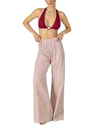 PARAMIDONNA Cora Striped Trousers - Red