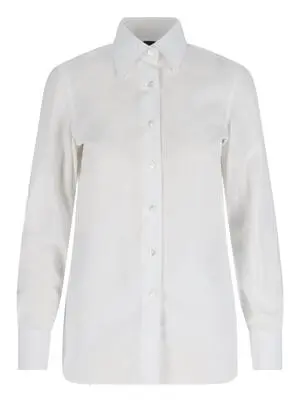 FINAMORE 1925 Cotton Napoli Traveller Shirt - White