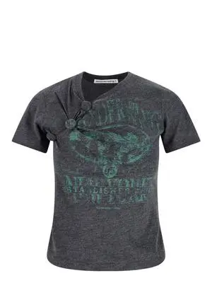 Alexander Wang Burnout T-shirt - Gray