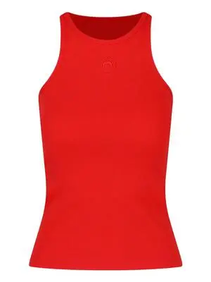 Rick Owens RICK OWENS Cotton Tank Top Red