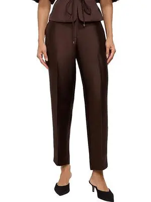 PHASE EIGHT Ivy Satin Pants - Brown