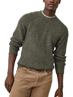 Marine Layer Inverness Crewneck Sweater - Green Gables Neps