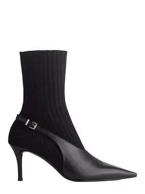 Rag & Bone Mercer Sock Slingback Booties - Black