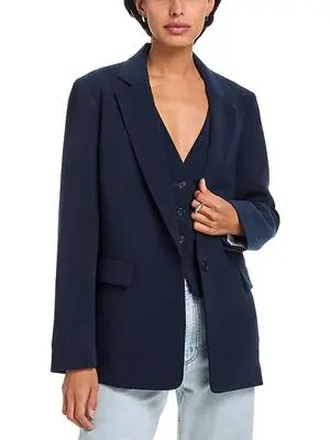 Rag & Bone Jennifer Combo Crepe Blazer & Vest Set - Salute