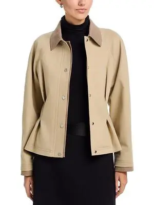 BOSS Jilima Snap-Front Jacket