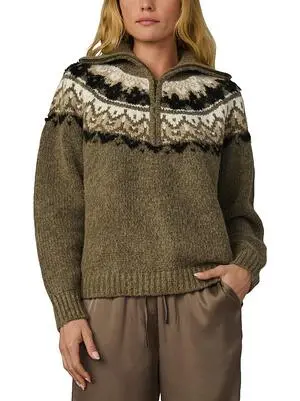 Joe's Jeans The Wells Fair Isle Sweater - Olive Multi