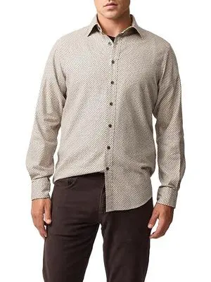 Rodd & Gunn Roys Hill Sports Fit Button Down Shirt - Tussock