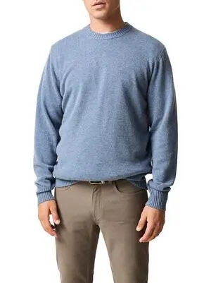 Rodd & Gunn Stewart Island Wool & Cashmere Crewneck Sweater - Surf