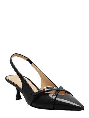 STUART WEITZMAN Georgie 50 Slingback Pumps - Black