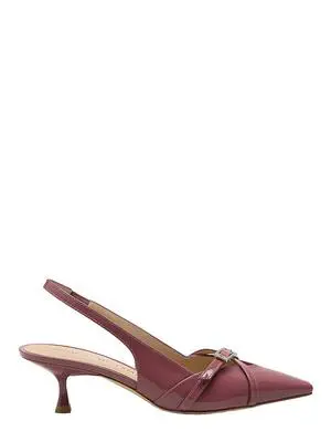 STUART WEITZMAN Georgie 50 Slingback Pumps - Dusty Berry