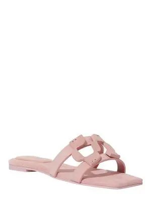 Simkhai Monogram Sandals Pale Pink