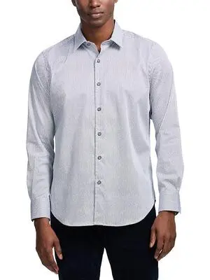 Robert Graham Cheslyn Printed Long Sleeve Button Front Shirt - Multi
