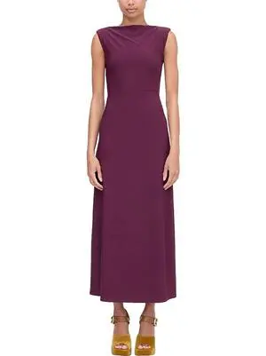 Hill House Home The Sloane Dress - Aubergine