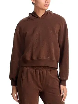 Generation Love Renae Embellished Hoodie - Hazelnut