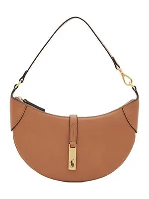 Polo Ralph Lauren Mini Leather Shoulder Bag - Brown