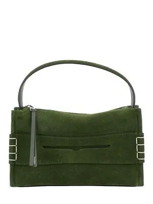 JW Anderson Loafer Suede Bag - Green