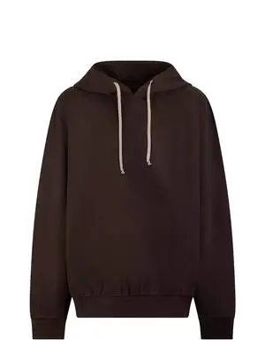 Rick Owens Drawstring Hoodie - Brown