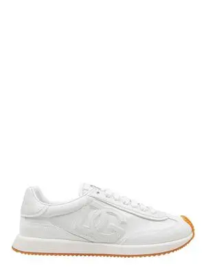 Dolce & Gabbana Leather And Suede Sneakers - White