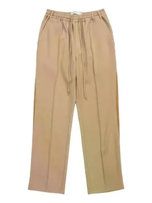 SONG FOR THE MUTE Teardrop Rear Welt Pocket Track Pants - Neutrals