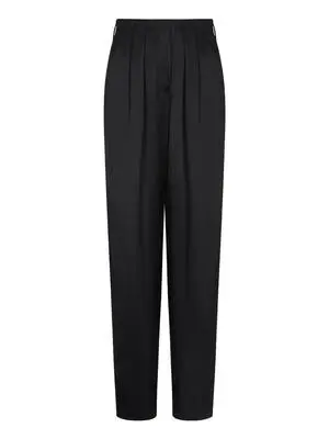 Giorgio Armani Pleated Trousers - Black