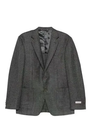 CANALI Check Wool Blazer