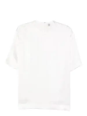 TOTEME Satin T-shirt - White