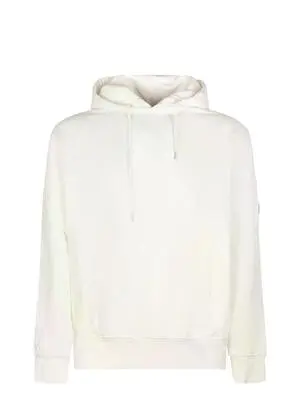 C.P. COMPANY Lens-detail Hoodie - White