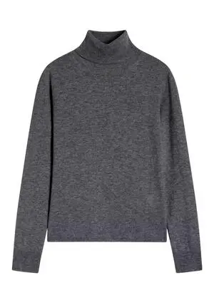 Max Mara Roll-neck Long-sleeve Jumper - Grey